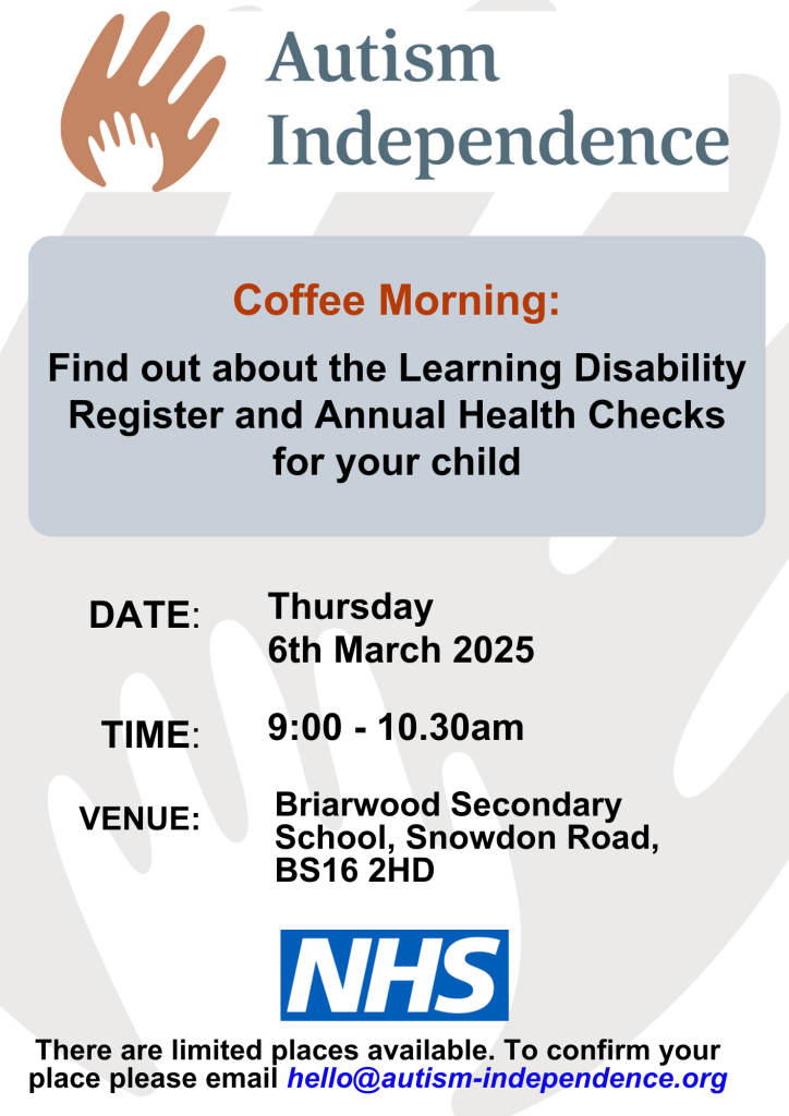 Coffee Morning at Briarwood Secondary School - Autism Independence