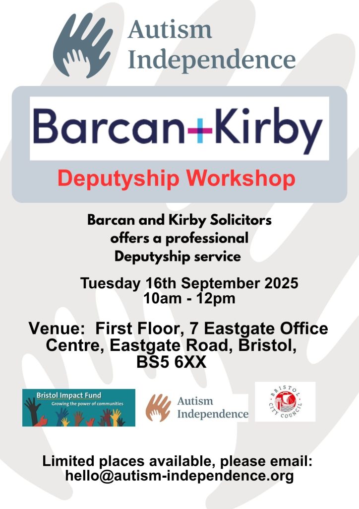 Deputyship Workshop - Autism Independence