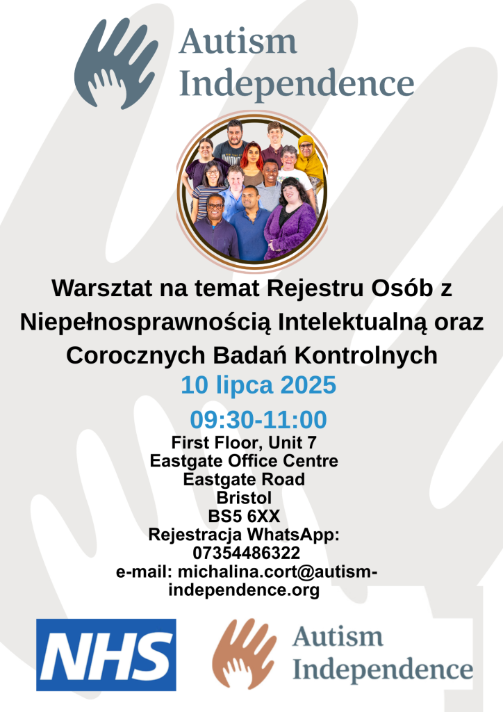 Annual Health Check Workshop in Polish - Autism Independence